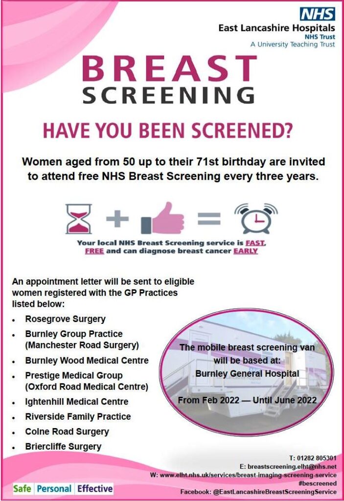 Breast Screening - Ightenhill Medical Centre